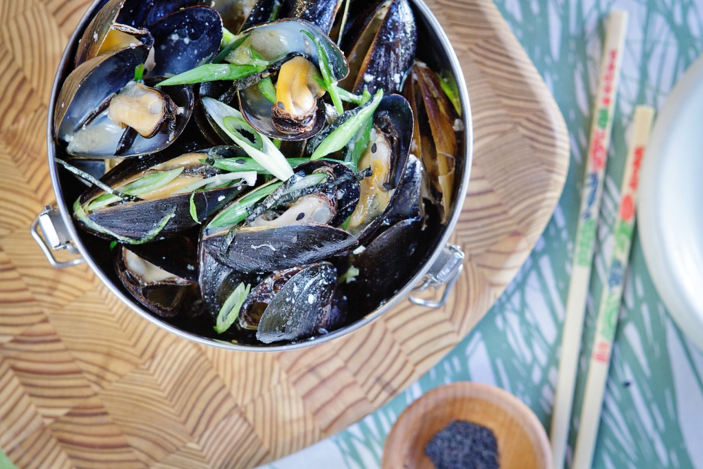 Miso & Sake Mussels - Canada's Food Island