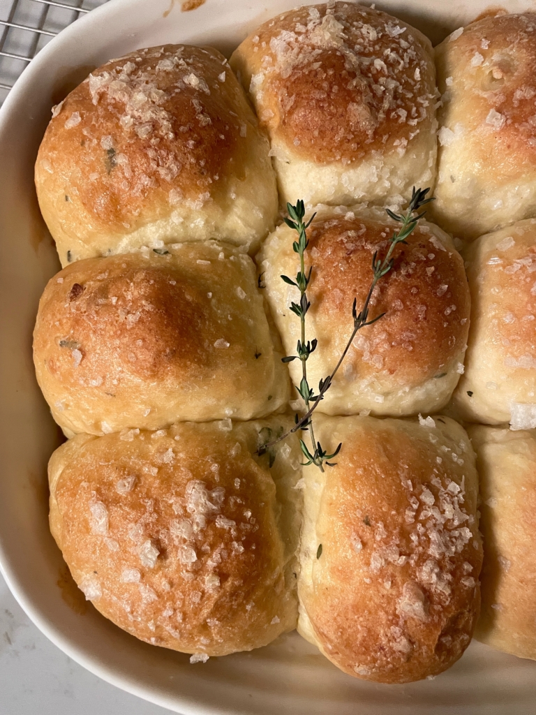 Herb and Garlic Potato Dinner Rolls - Canada's Food Island